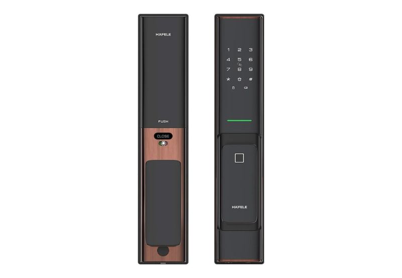 Khóa điện tử Hafele PP8100 BLE glossy copper with Z-wave 912.20.263 ...